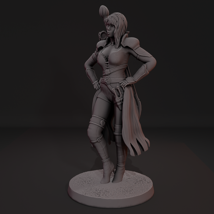 3D Printable Marion - The Steam Paladin - Pre-supported STL - 170mm & 32mm (SFW & NSFW) by The ...